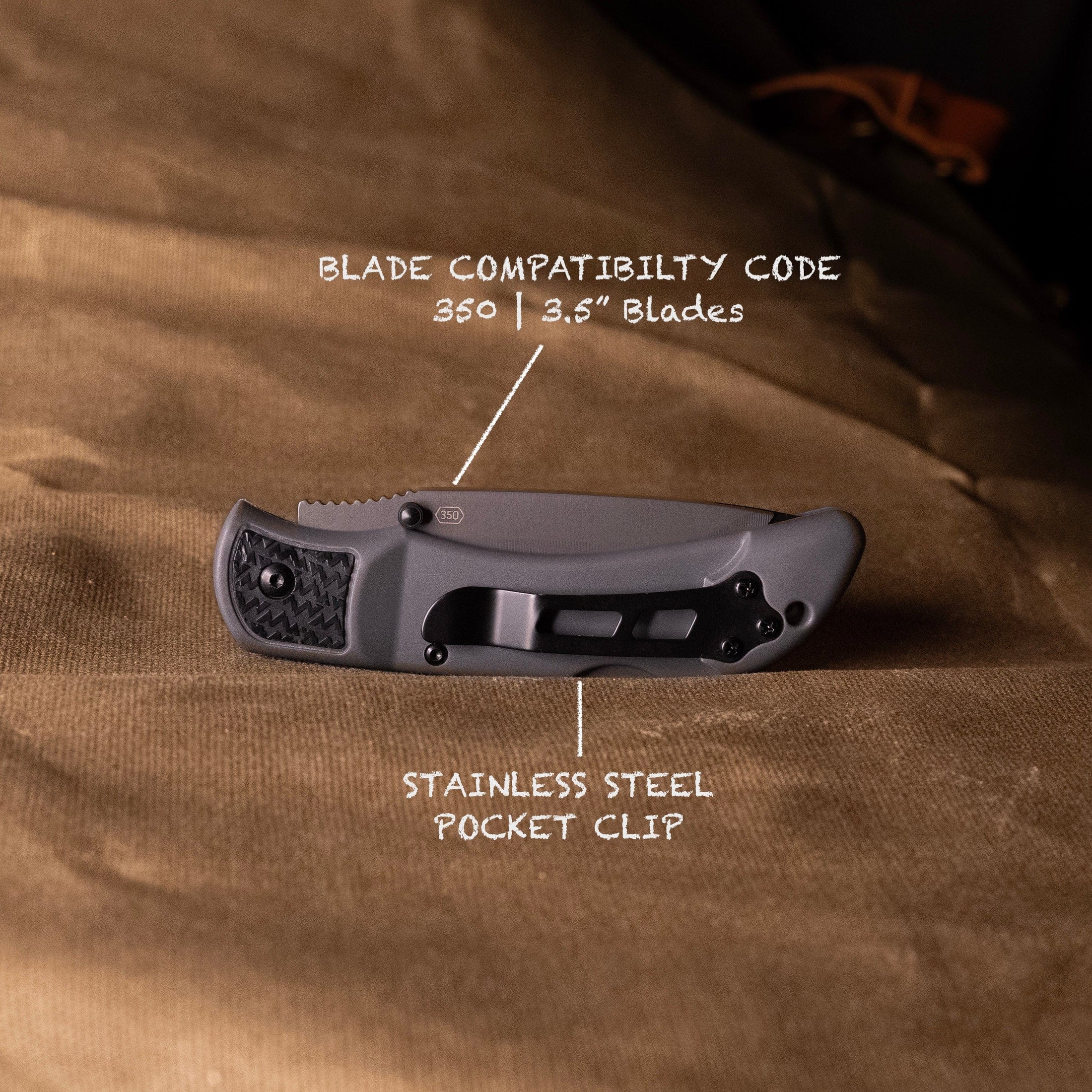 3.5" RAZOR EDC OBSIDIAN | REPLACEABLE BLADE CARRY KNIFE