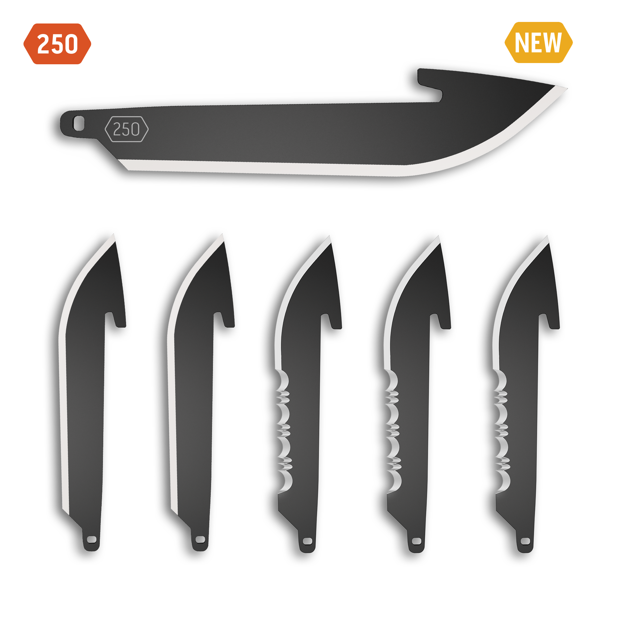 2.5" CARRY DROP POINT COMBO | 6-PACK