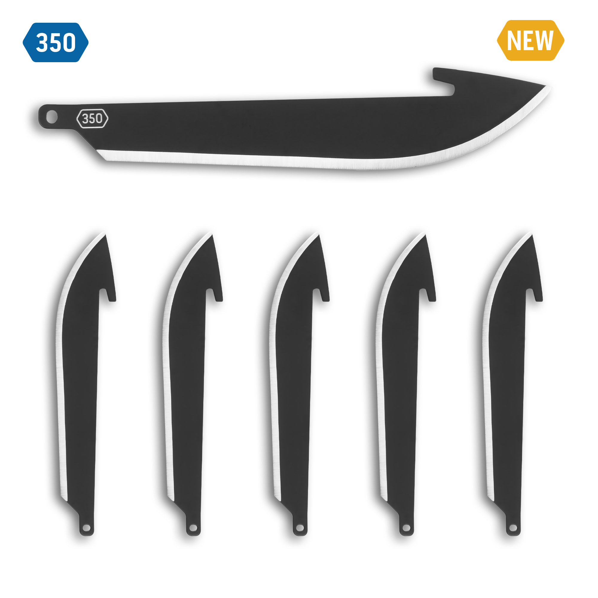 3.5” DROP-POINT BLADES | 6-PACK