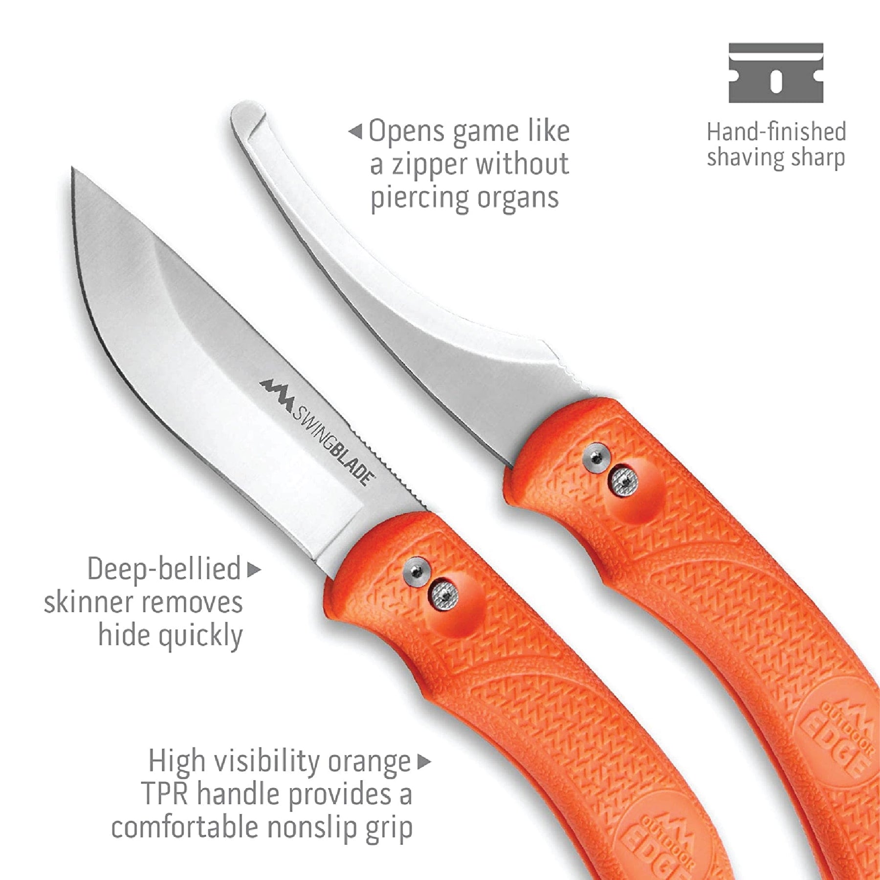 SwingBlade | Flipping Skinning Knife and Gutting Blade | Outdoor Edge