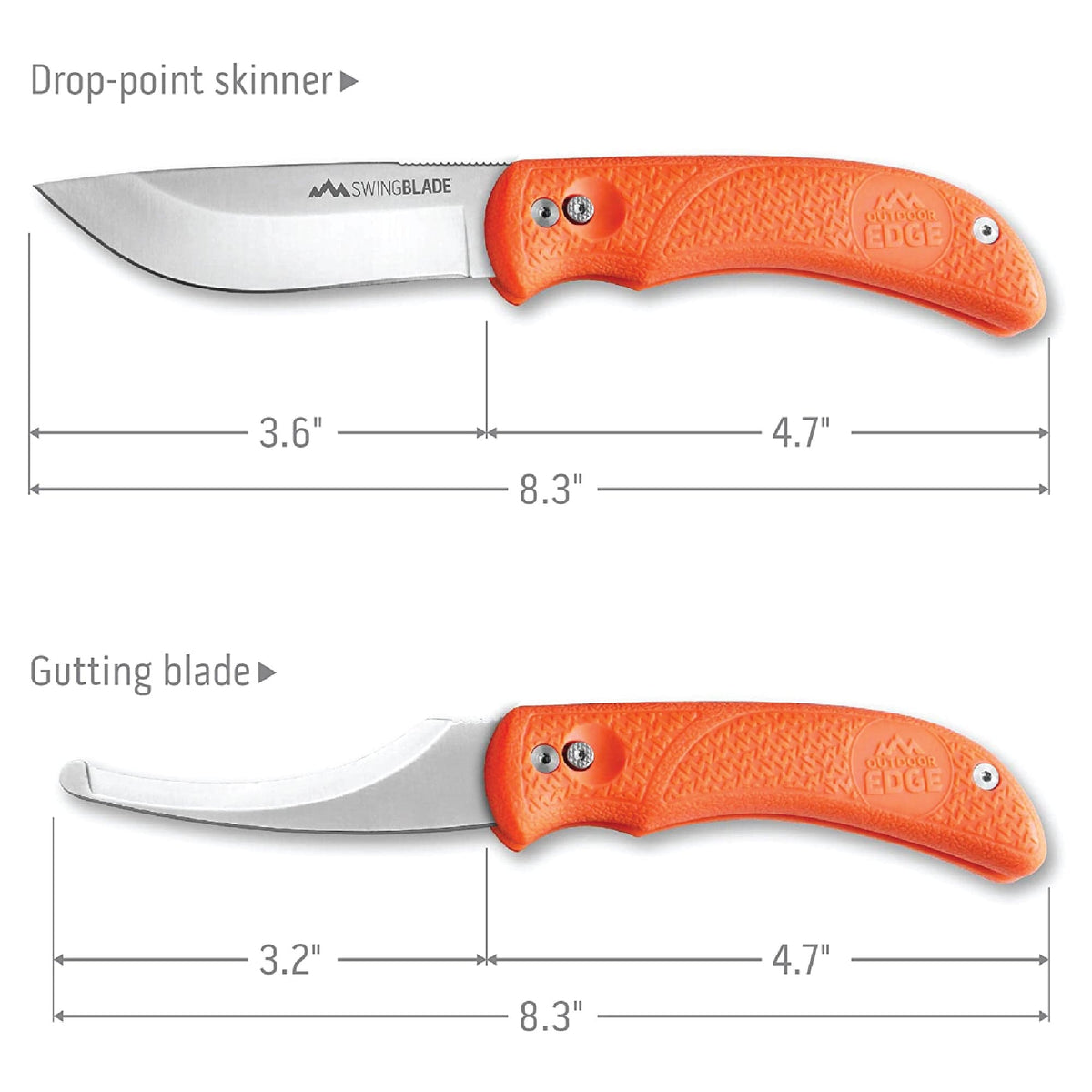 SwingBlade | Flipping Skinning Knife and Gutting Blade | Outdoor Edge