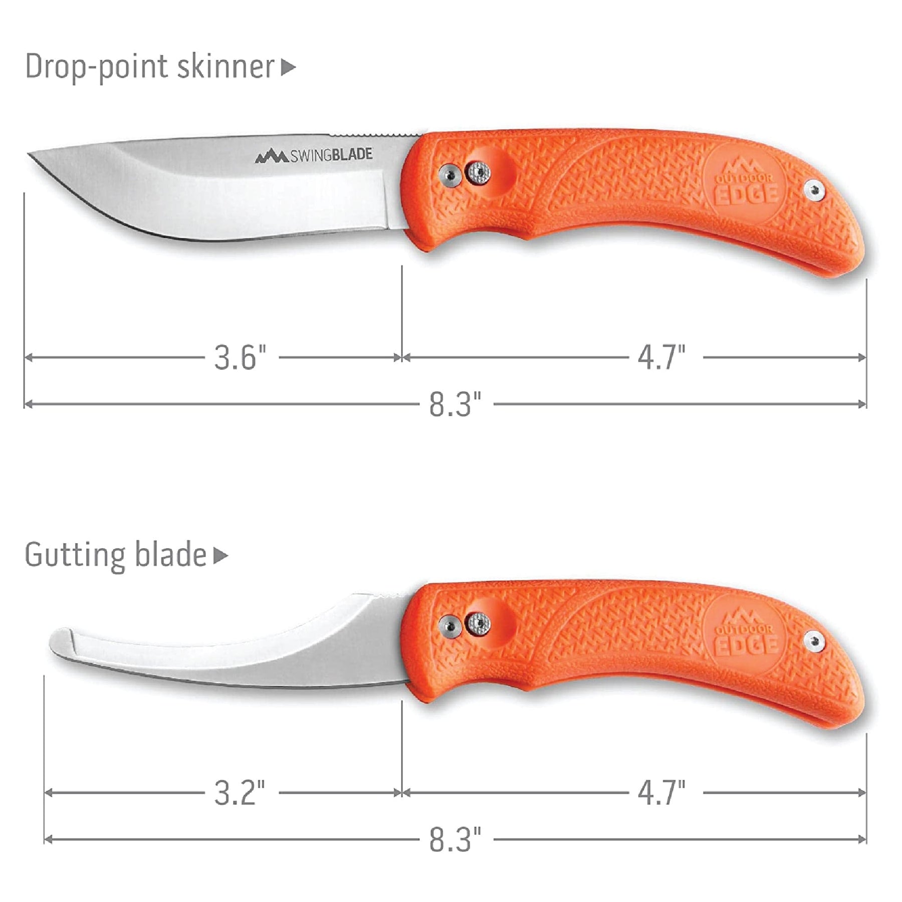 SwingBlade | Flipping Skinning Knife and Gutting Blade | Outdoor Edge