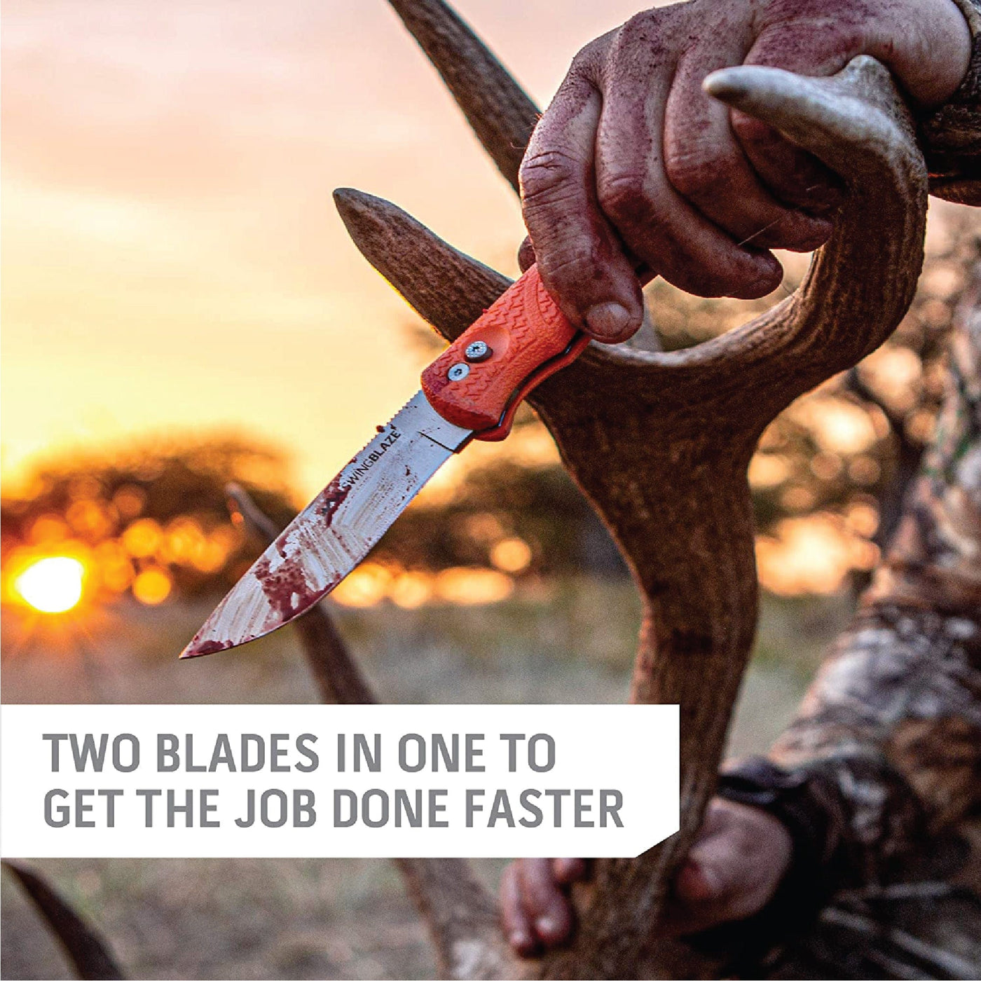 SwingBlade | Flipping Skinning Knife and Gutting Blade | Outdoor Edge
