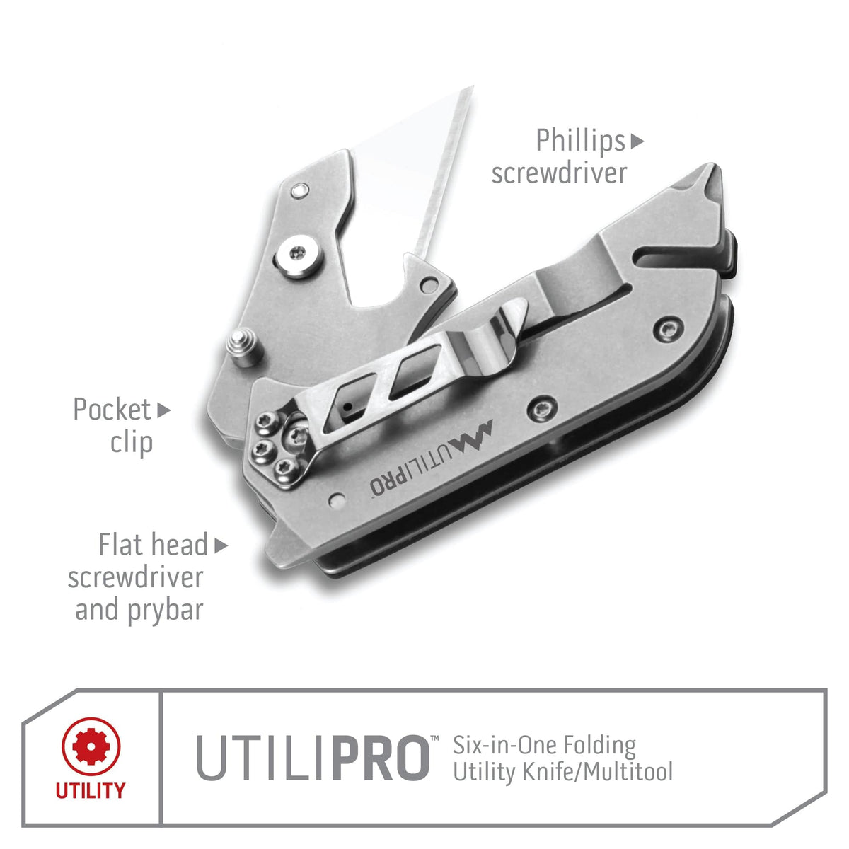 UtiliPro™ Folding Utility Knife & Multi Tool